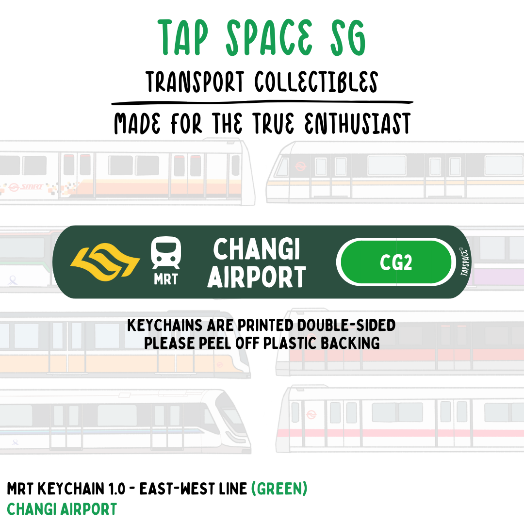 East-West (Green Line) MRT Keychain | Tap Space Singapore – Tap Space ...
