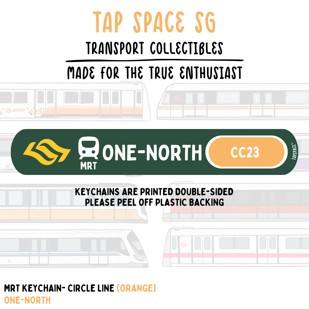 One-North MRT Station Keychain | Tap Space Singapore – Tap Space (A ...